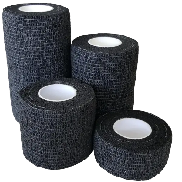 BLACK COHESIVE BANDAGE - Safety Online
