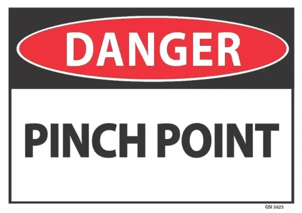 Danger Pinch Point - Safety Online