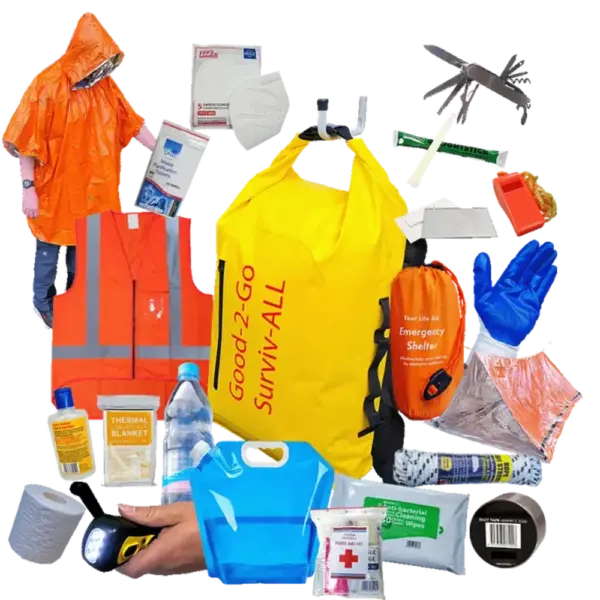 Good 2 Go Civil Defence Kit – Premium (1 person) - Safety Online