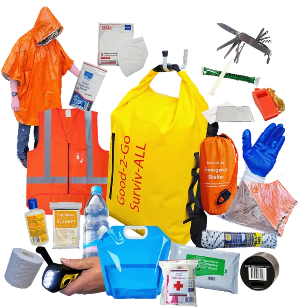 Good 2 Go Civil Defence Kit – Premium (1 person) - Safety Online
